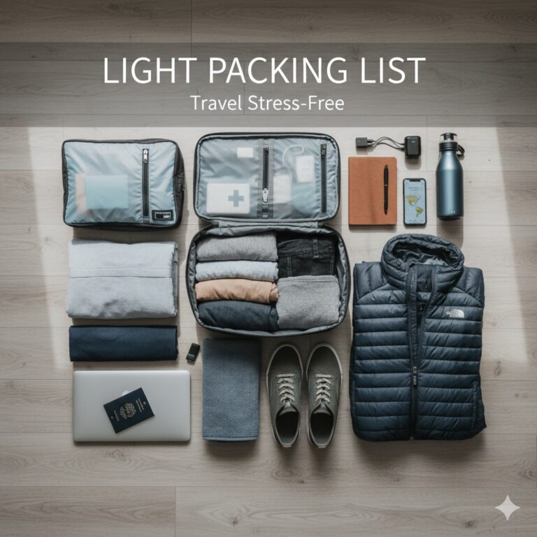 Packing Light for a Trip – Light Packing List & Travel Tips